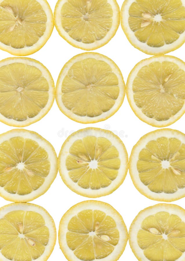 Yellow lemon slices stock photo. Image of lying, view - 86309772
