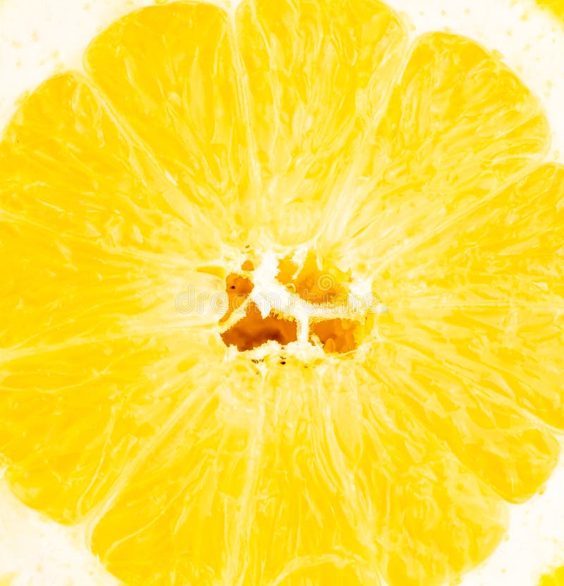 Yellow Lemon with Visible Details. Background or Texture Stock Photo ...