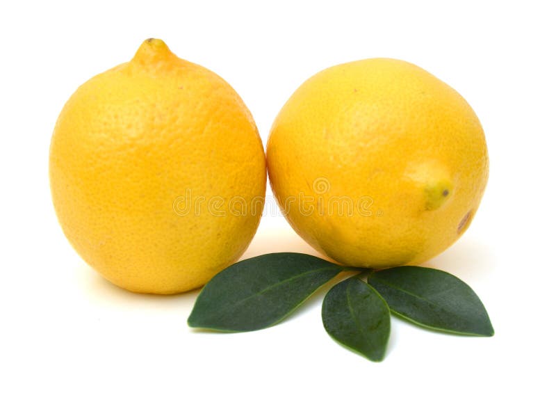 Yellow lemons stock image. Image of background, isolated - 66854965