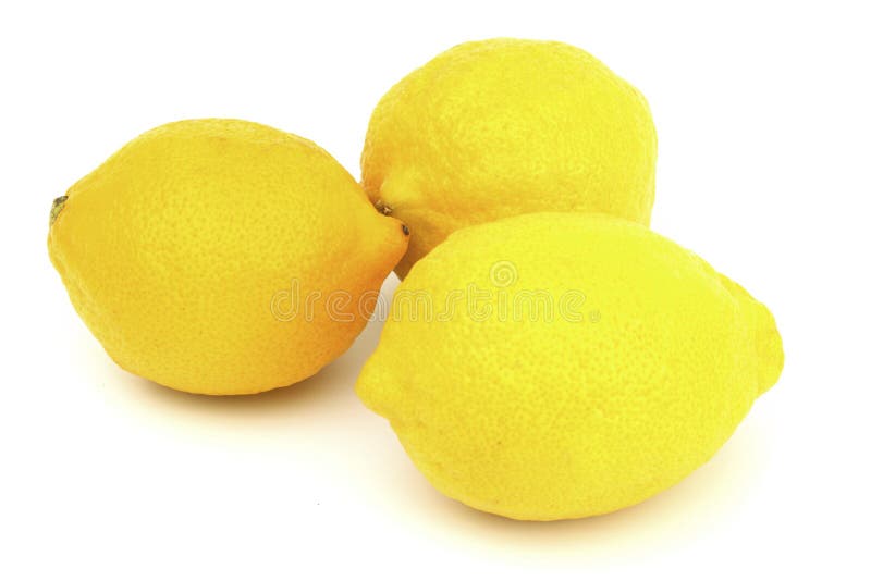 Yellow lemons stock photo. Image of freshness, isolated - 26239138