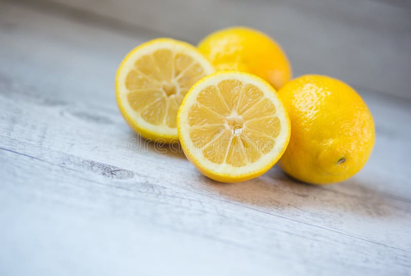 Yellow lemons stock photo. Image of vitamin, ripe, copyspace - 49796294