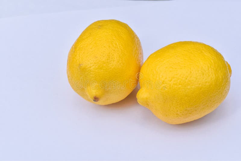 Yellow lemons stock photo. Image of fresh, couple, ingredients - 98649986