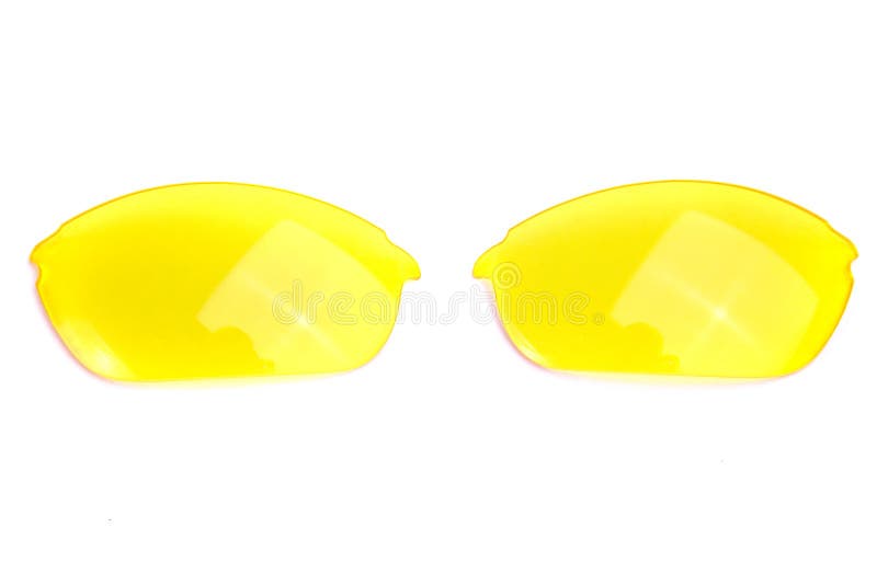Yellow lens stock photo. Image of glasses, pair, close - 10795008