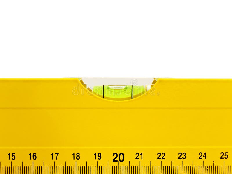 Yellow level stock image. Image of measure, measurement - 12922461