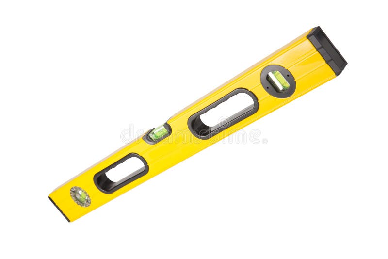 Yellow level stock photo. Image of carpenters, renovation - 28933050