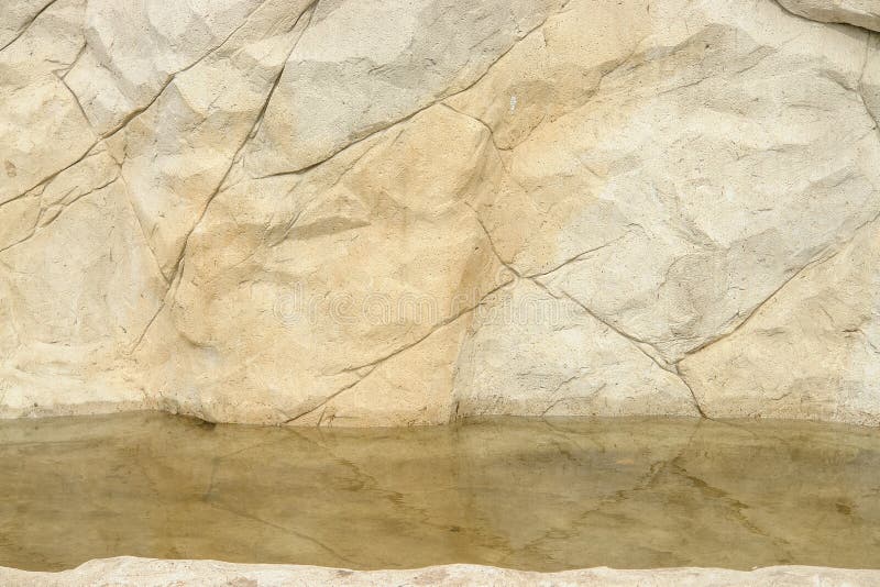 Yellow or Light Brown Stone Texture Background. Stock Photo - Image of ...