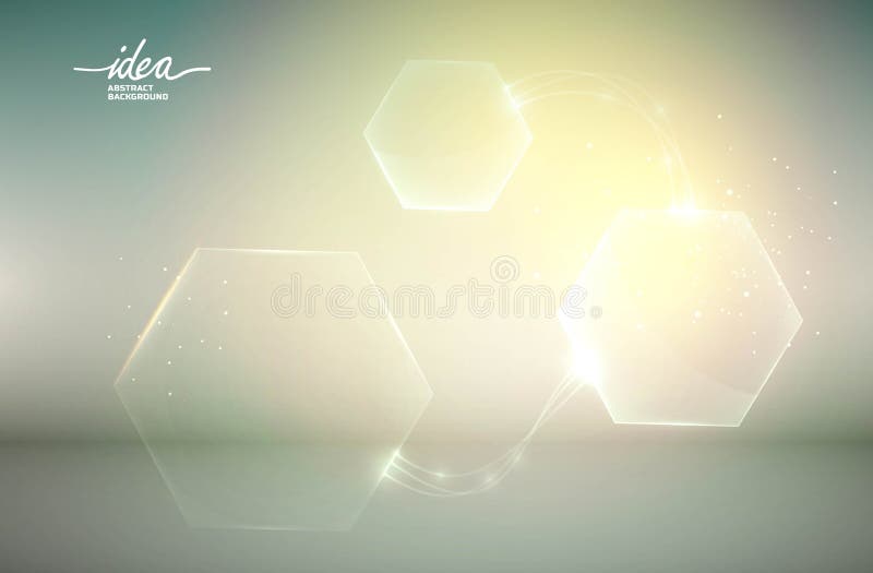 Yellow Light Bulb Abstract Background Poster with Electric Equipment ...