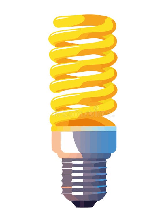 Yellow light bulb design stock vector. Illustration of ideas - 283588621