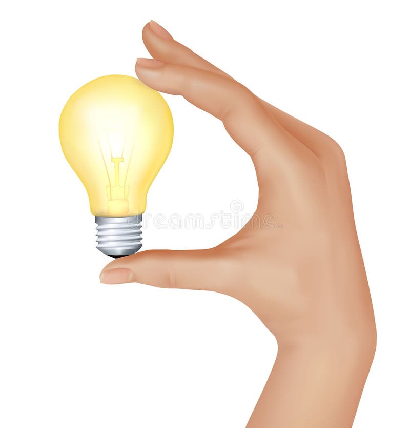 Light Bulb with World Map on it. Stock Vector - Illustration of power ...