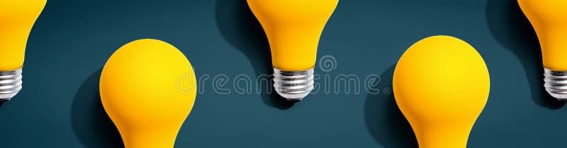 Yellow Lightbulb Pattern Stock Illustrations – 1,479 Yellow Lightbulb ...