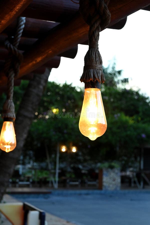 Yellow Light Decorative Lighting Italian Clothesline Beautiful Glowing ...