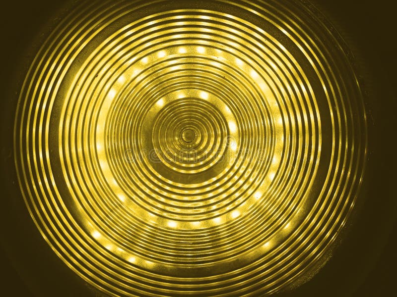 Yellow Light Rings Texture Rays Lighting Round Sun Solar Panel ...