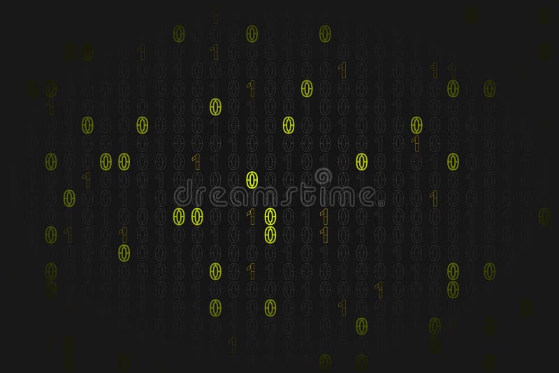 Cyber Laser Target on a Night City Blurred Background Stock Image ...