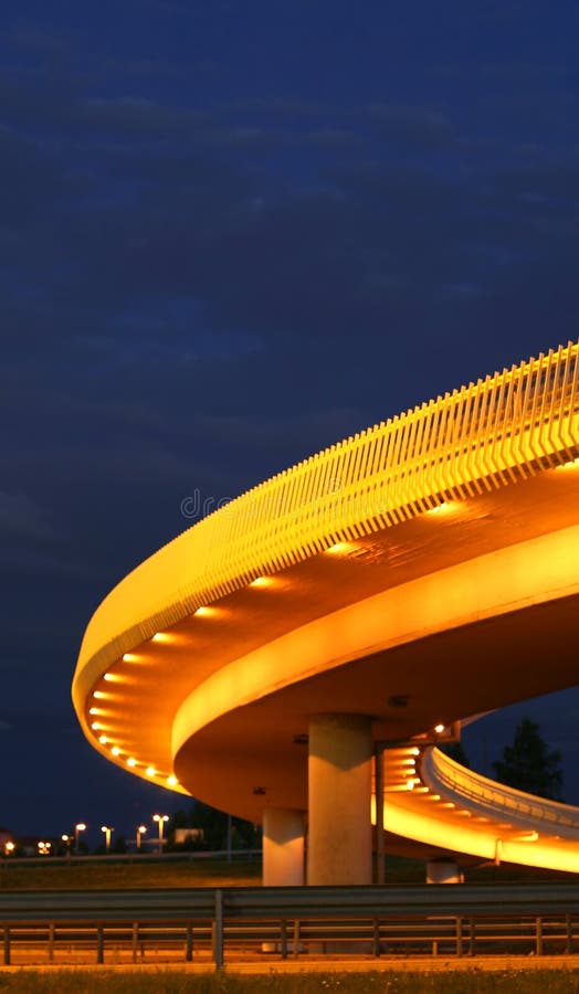 A Lighted Bridge on Singapore River Stock Image - Image of light ...