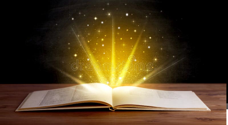 Open Book Rays Light Sparkles Stock Photos - Free & Royalty-Free Stock ...