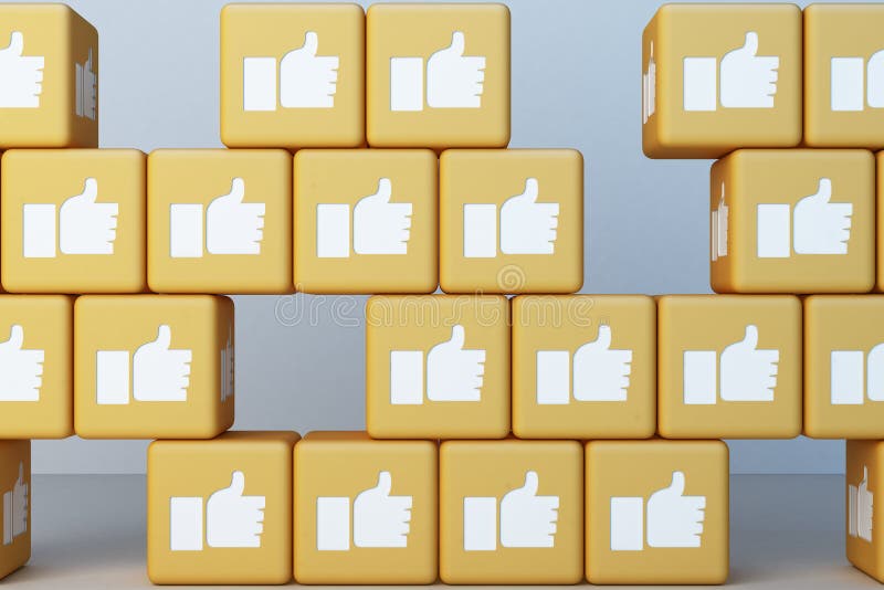 Yellow 3D-like Digital Numbers. Seven-segment Display is Used in ...