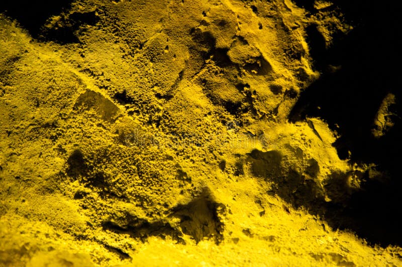 Yellow lime stone stock image. Image of cavern, system - 61555875