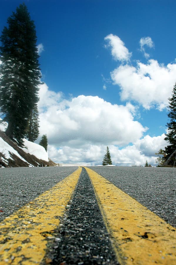 Yellow Line stock photo. Image of alone, scenery, stripe - 906386