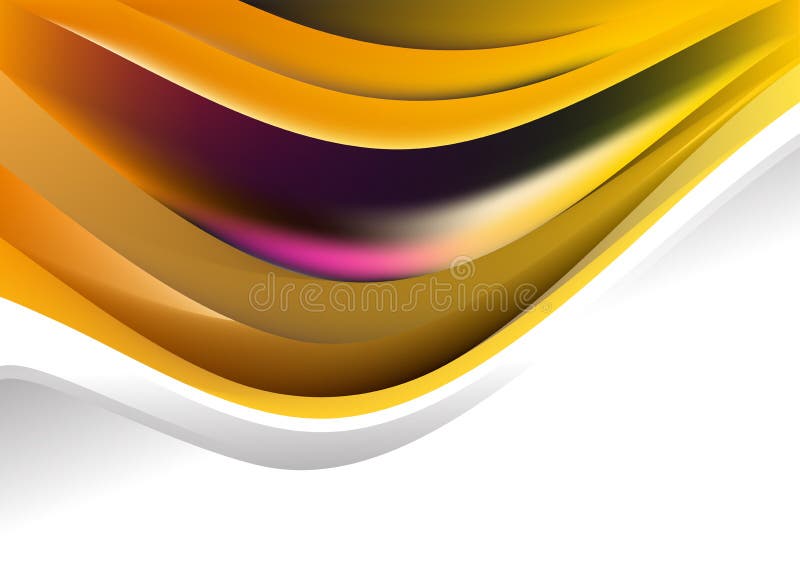 Yellow Line Abstract Background Vector Illustration Design Stock Vector ...