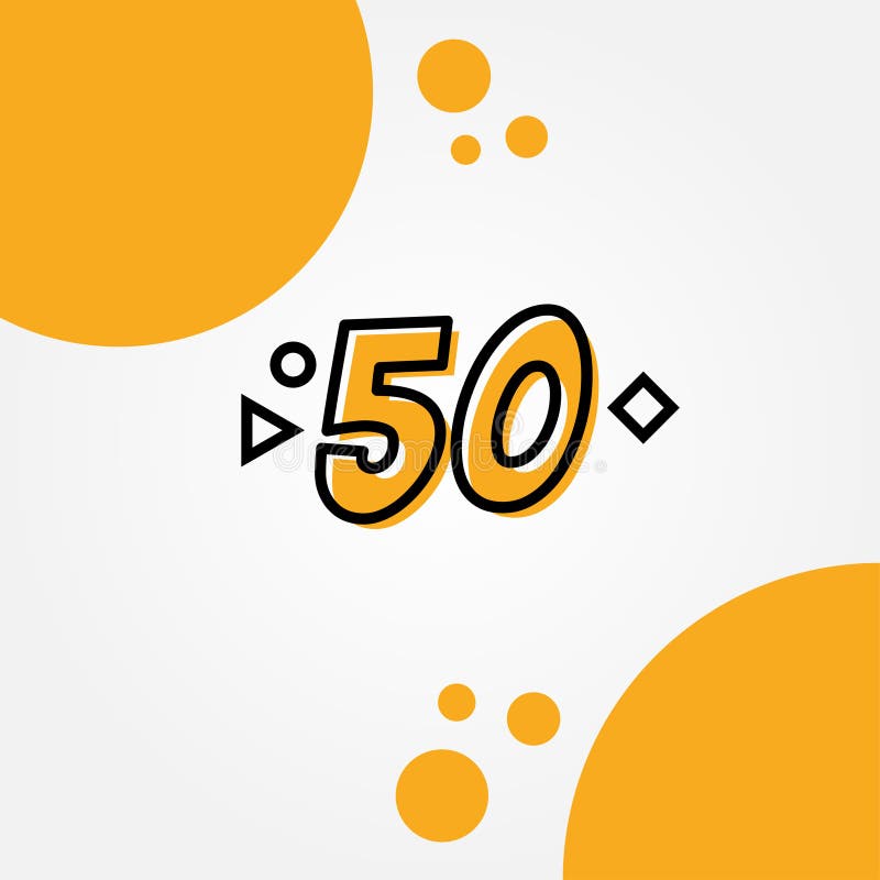 Fun 50 Numbers Stock Illustrations – 38 Fun 50 Numbers Stock ...