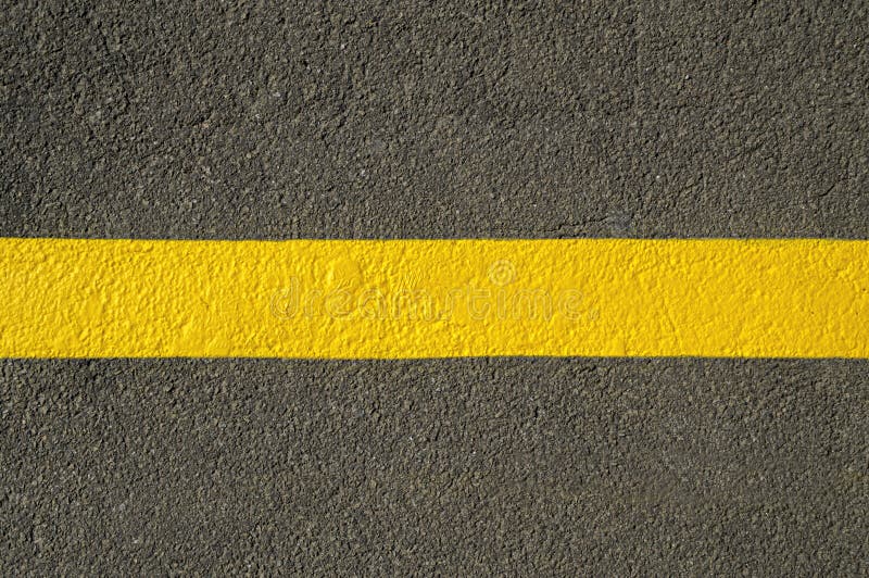 Yellow line on asphalt stock image. Image of background - 11725545