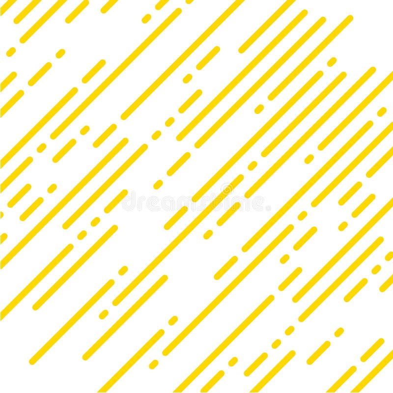 Yellow Line Background Isolated on White. Abstract Lines Vector Design ...