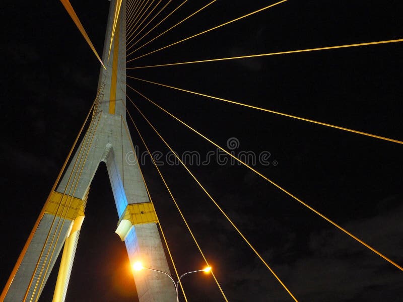 Line bridge pillar stock photo. Image of bridge, pole - 33508642