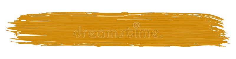 Yellow Line of Paint Isolated, Yellow Smear Stock Illustration ...