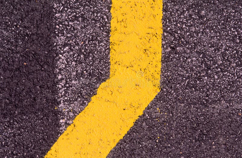 Yellow line stock photo. Image of icon, handpainted, directional - 46310600