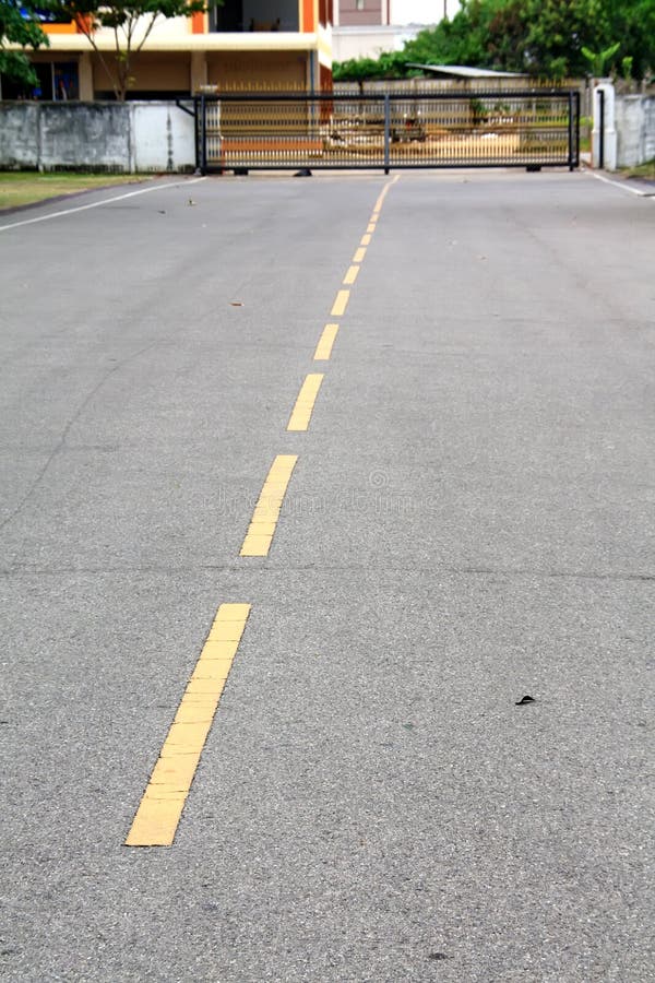 Yellow Line Road stock photo. Image of texture, tourism - 26724156