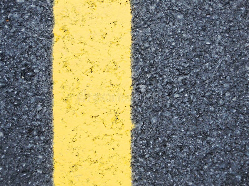 Yellow line sign stock photo. Image of drive, gray, detail - 32218066