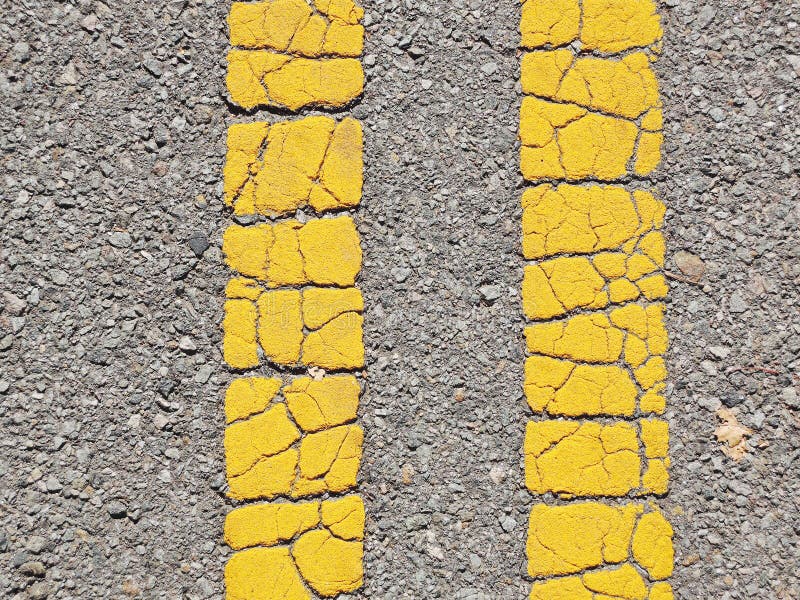 Yellow line sign stock photo. Image of line, detail, gray - 34613982