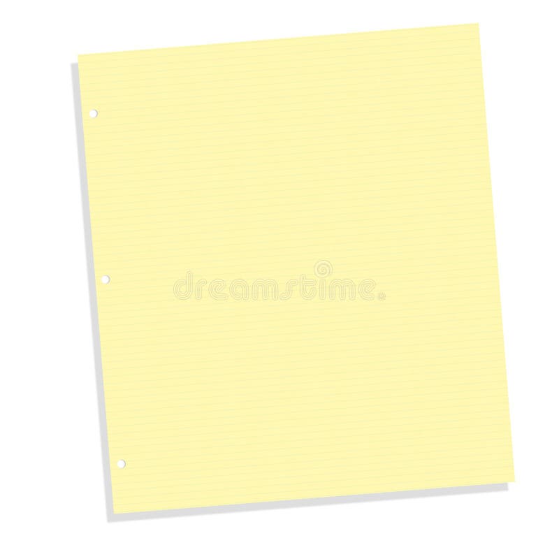 Yellow Lined Legal Pad stock photo. Image of writers, school - 2692958