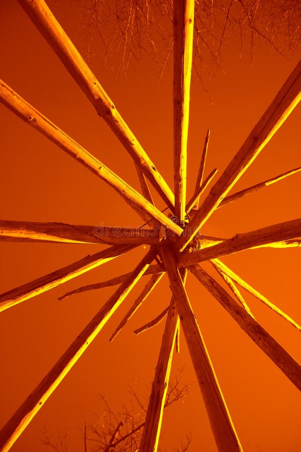Copper Orange Spokes Background Abstract Geometric Stock Photo - Image ...
