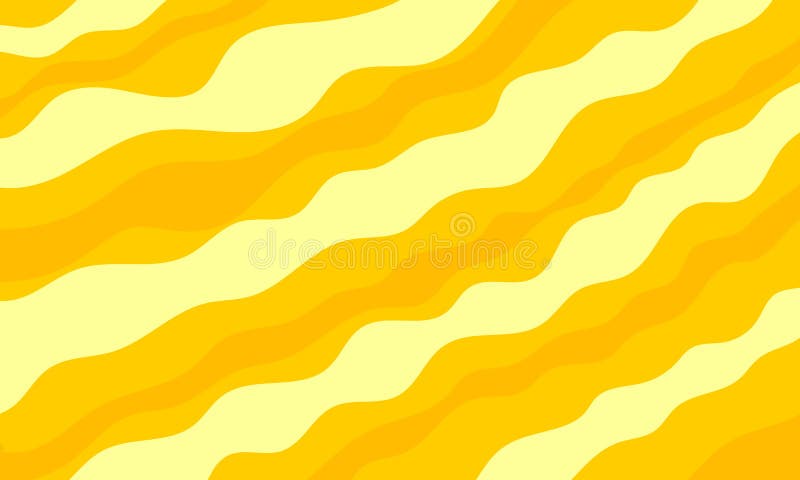 Yellow Lines Wave Curve Abstract Background Stock Vector - Illustration ...
