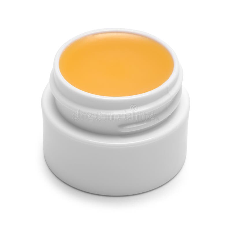 Yellow Lip Balm stock image. Image of isolated, moisturizer - 181204365