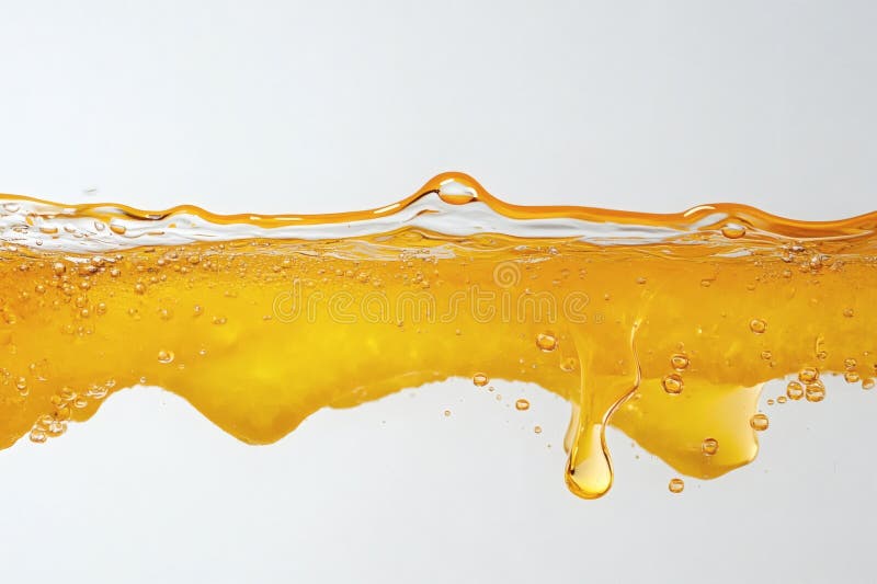 A Yellow Liquid is Dripping from a Container Stock Photo - Image of ...