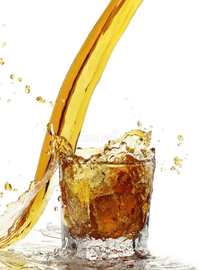 Yellow liquid splash stock photo. Image of celebration - 17658876