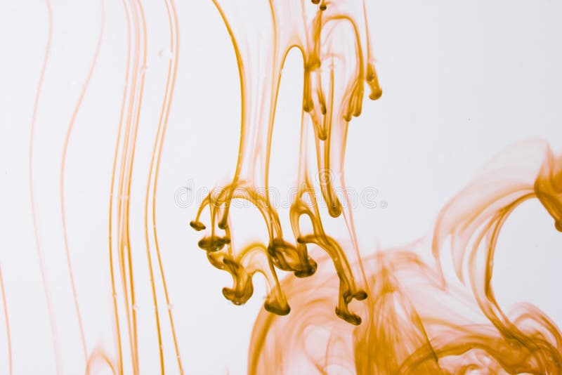 Yellow liquid in water stock image. Image of growth, color - 53140221