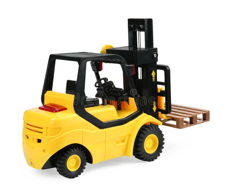 Yellow Loader Isolated on White. Children S Toy Stock Image - Image of ...