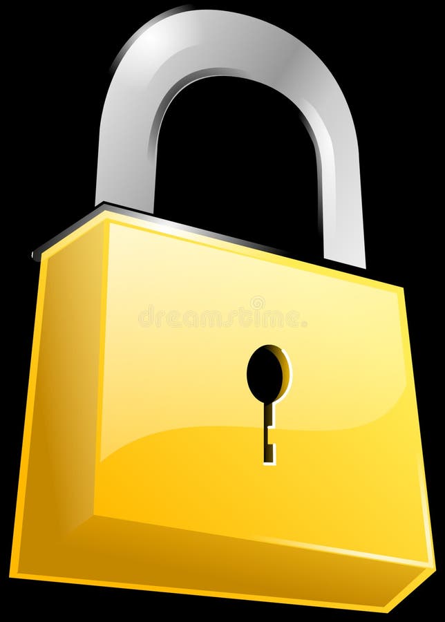 Yellow, Lock, Product Design, Font Picture. Image: 95512860