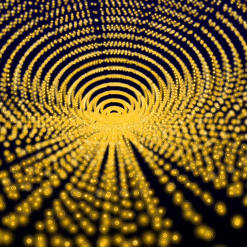 Yellow loop background stock illustration. Illustration of modern ...