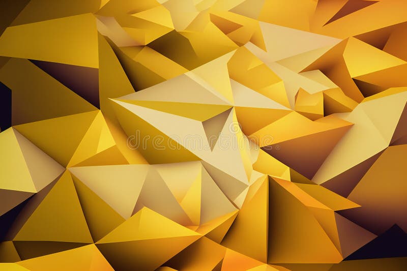 Yellow Low Polygon and Texture, Abstract, Backgrounds Stock ...