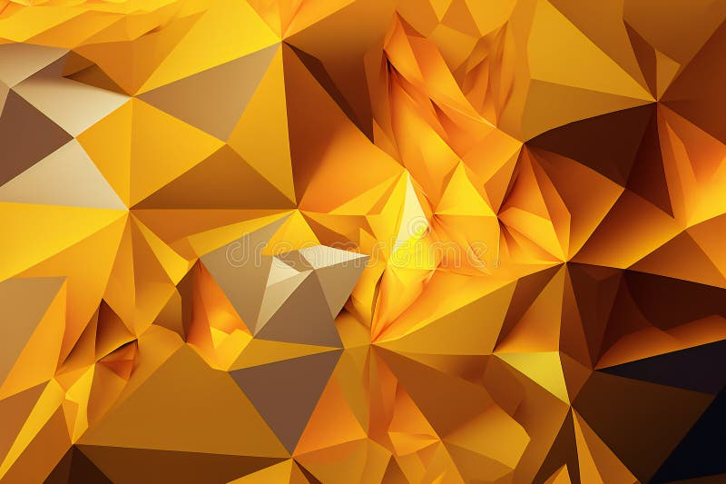 Yellow Low Polygon and Texture, Abstract, Backgrounds Stock ...