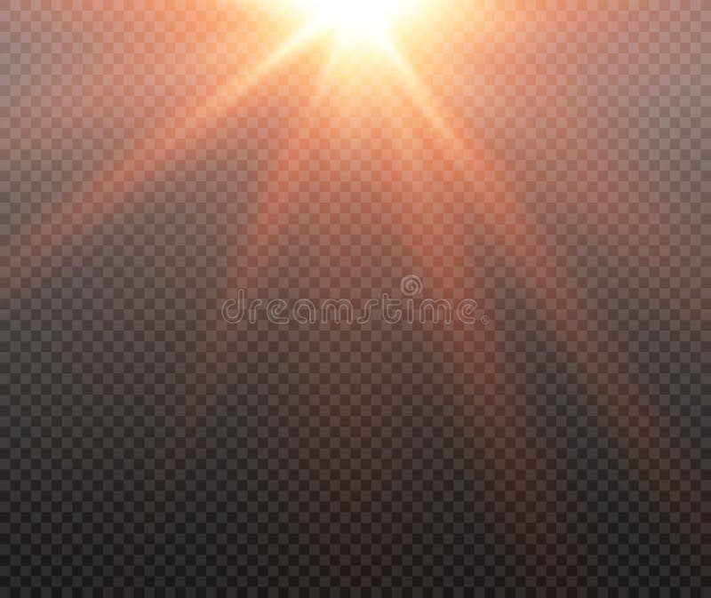 Yellow lowing light stock vector. Illustration of explosion - 154311410