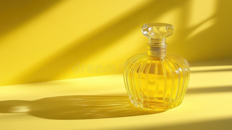 Yellow perfume bottle stock photo. Image of lifestyles - 332283026