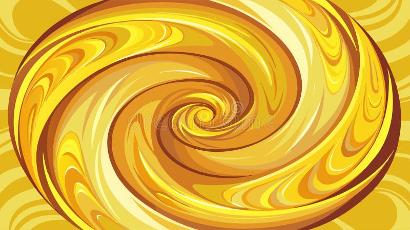Yellow Swirl stock illustration. Illustration of magic - 342839566