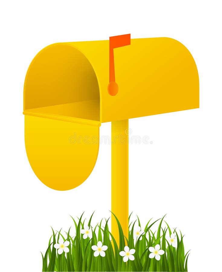 Yellow Mail Icon, Isometric Style Stock Vector - Illustration of email ...