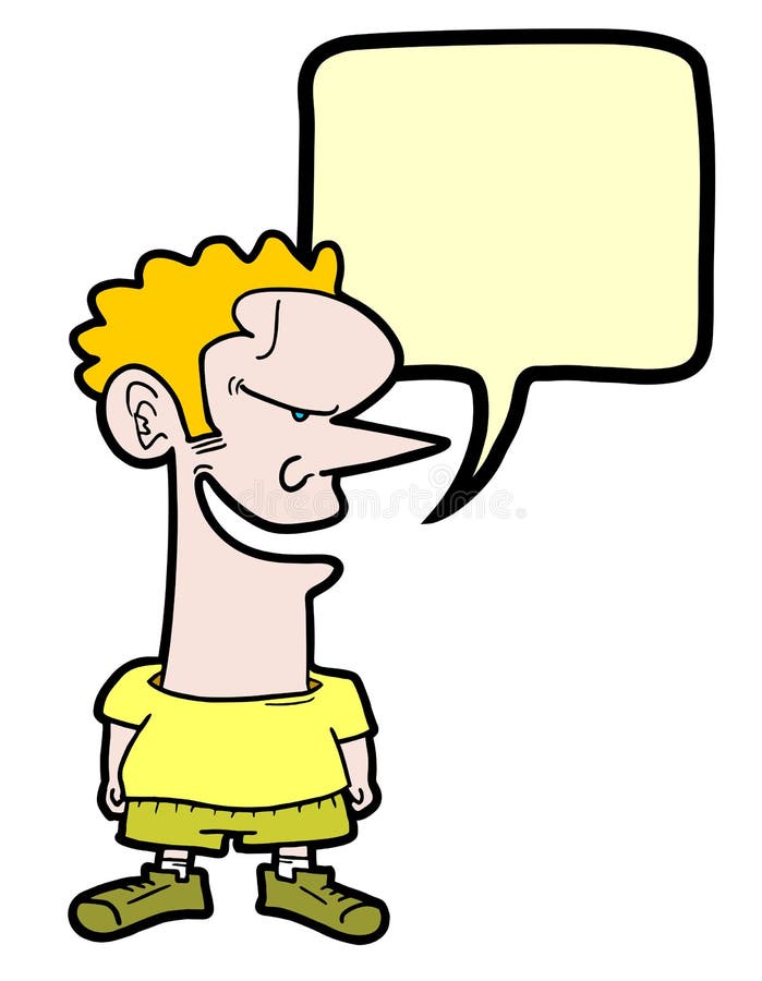 Yellow man stock vector. Illustration of chatter, conversation - 34376073