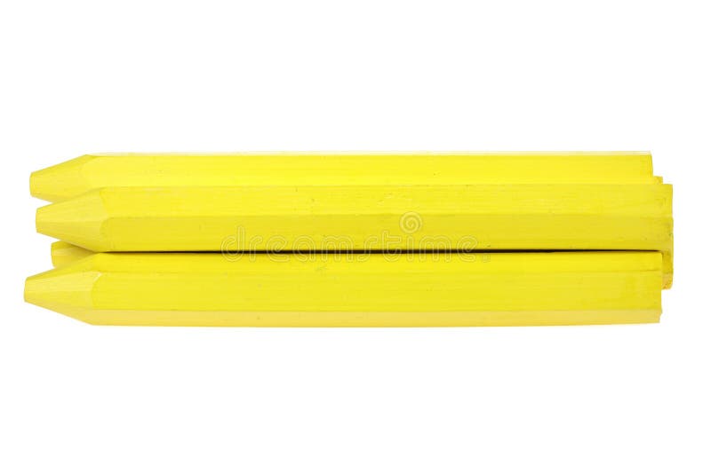 Yellow marking crayon stock image. Image of device, crayon - 199499161